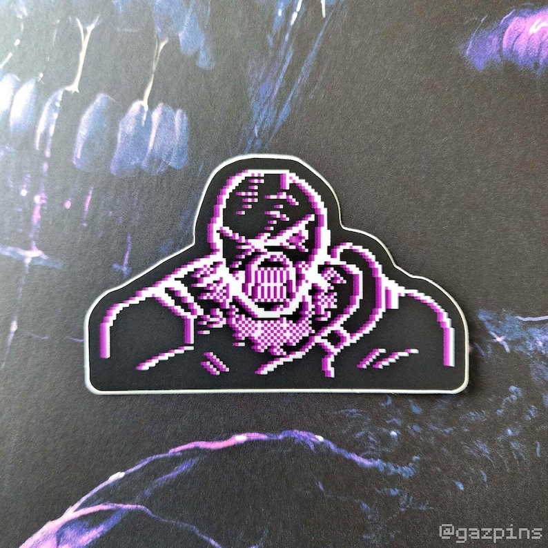 Nemmy Sticker | Resident Evil 3: Nemesis | Horror Pixel Art | Matte ...