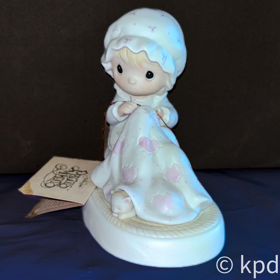 Vintage 1984 Precious Moments Figurine - Love Covers All - From Private ...