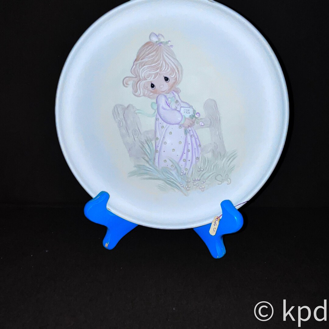 1984 Precious Moments “the Voice of Spring,” Collectors Plate - Etsy