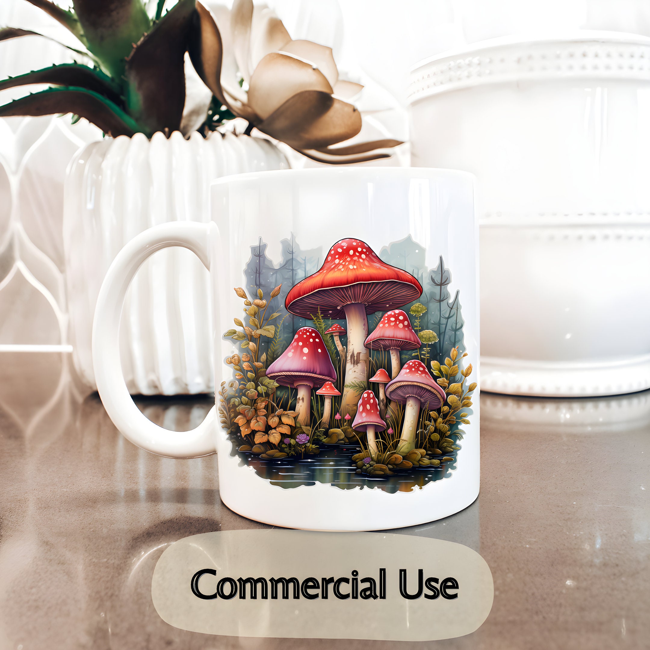 3D Cottagecore Svg Bundle, Mushroom Svg, Highland Cow Svg, 10 Svg/png ...