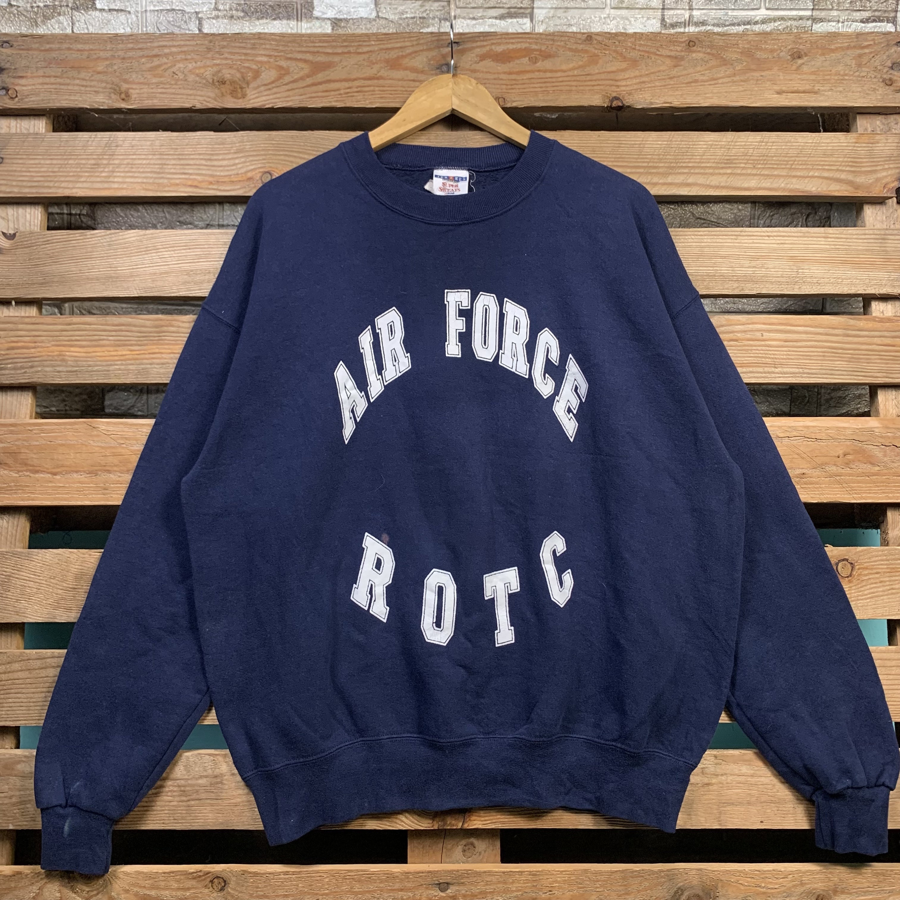 Vintage Air Force Rotc Sweatshirt Air Force Pullover Jumper Vintage Air ...