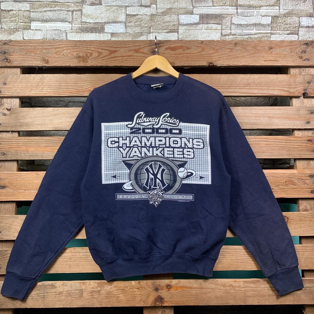 Vintage Mlb New York Yankees Sweatshirt Yankees Pullover Sweater ...