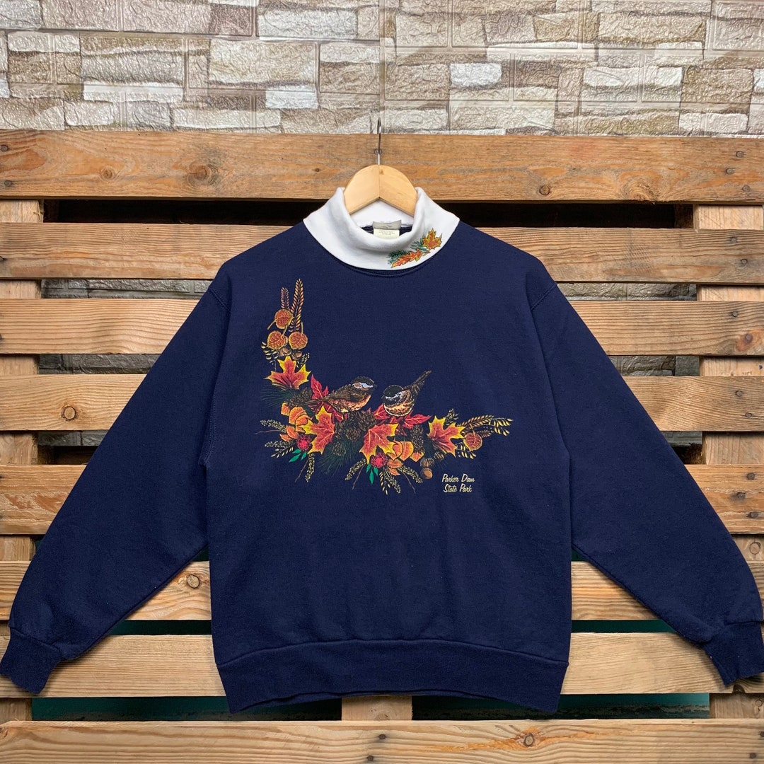 Vintage Cardinal Bird Parker Dam State Park Sweatshirt Cardinal Bird ...