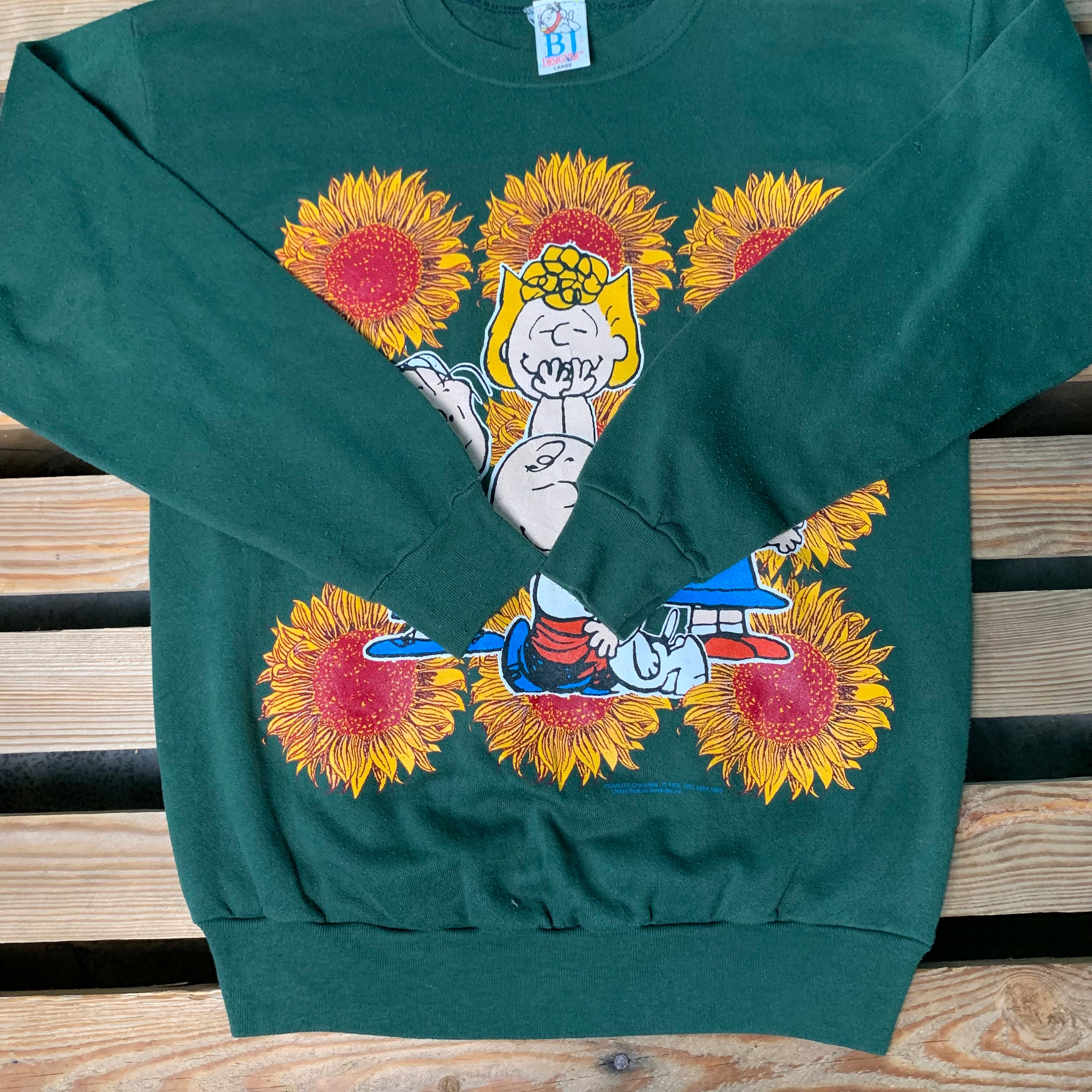 Vintage Peanuts Cartoon Sweatshirt Peanuts Pullover Sweater Peanuts ...