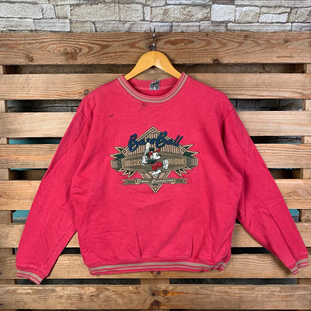 Vintage Distress Mickey Mouse by Disney Sweatshirt Mickey Pullover ...