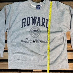 Vintage Howard University Sweatshirt Howard Pullover Sweater Howard ...