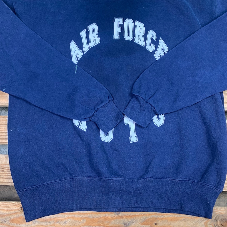 Vintage Air Force Rotc Sweatshirt Air Force Pullover Jumper Vintage Air ...