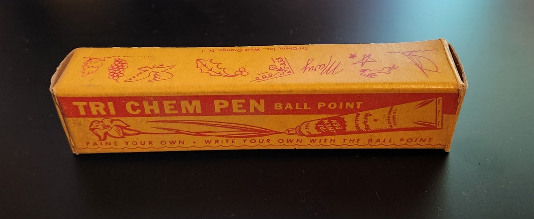 Tri Chem Pen Tube in Original Box Silver - Etsy