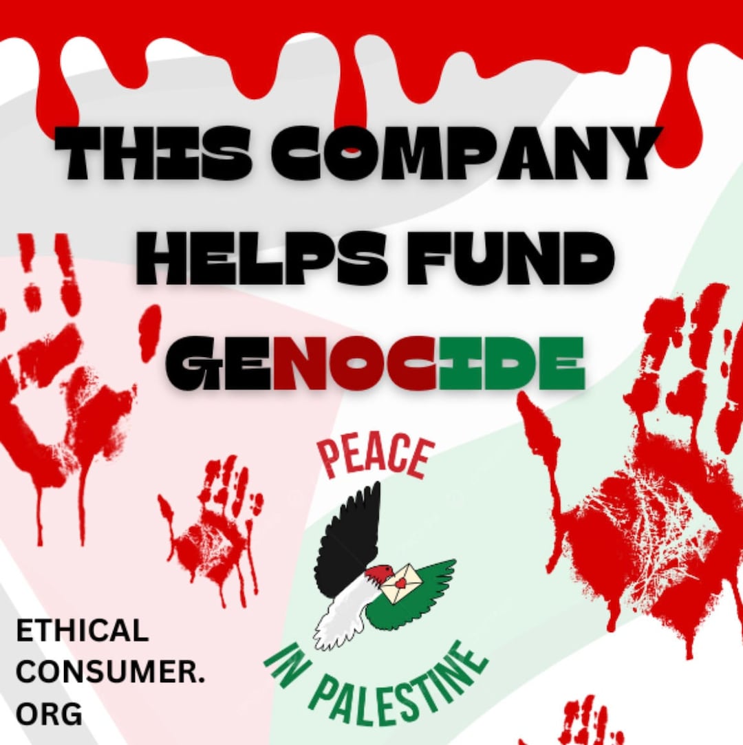 Set of 25, 75, 100- This Company Funds Genocide Stickers - Boycott ...