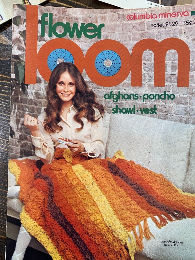 13 Columbia Minerva Vintage 70s Crochet Knit Leaflet Patterns - Etsy