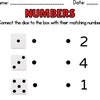 Number Matching Worksheet - Etsy