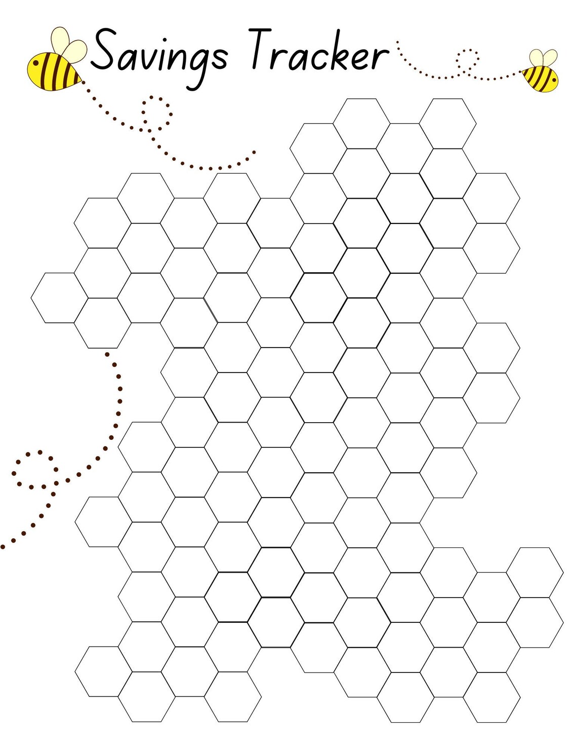 Bumble Bee Savings Tracker - Etsy