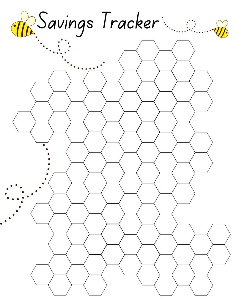 Bumble Bee Savings Tracker - Etsy