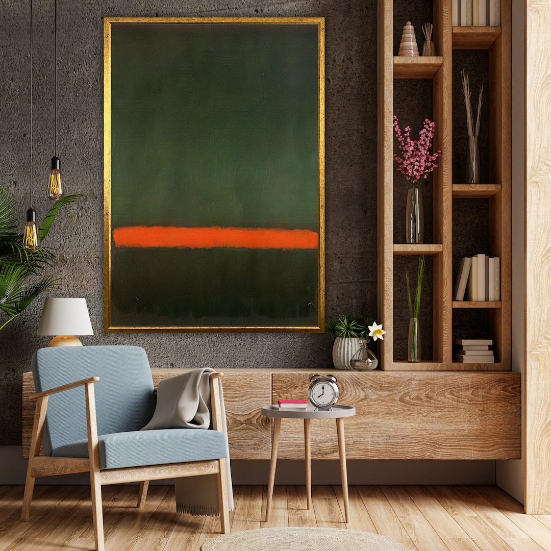 Mark Rothko Red Line Wall Art, Mark Rothko Digital Art Prints, Ready to ...