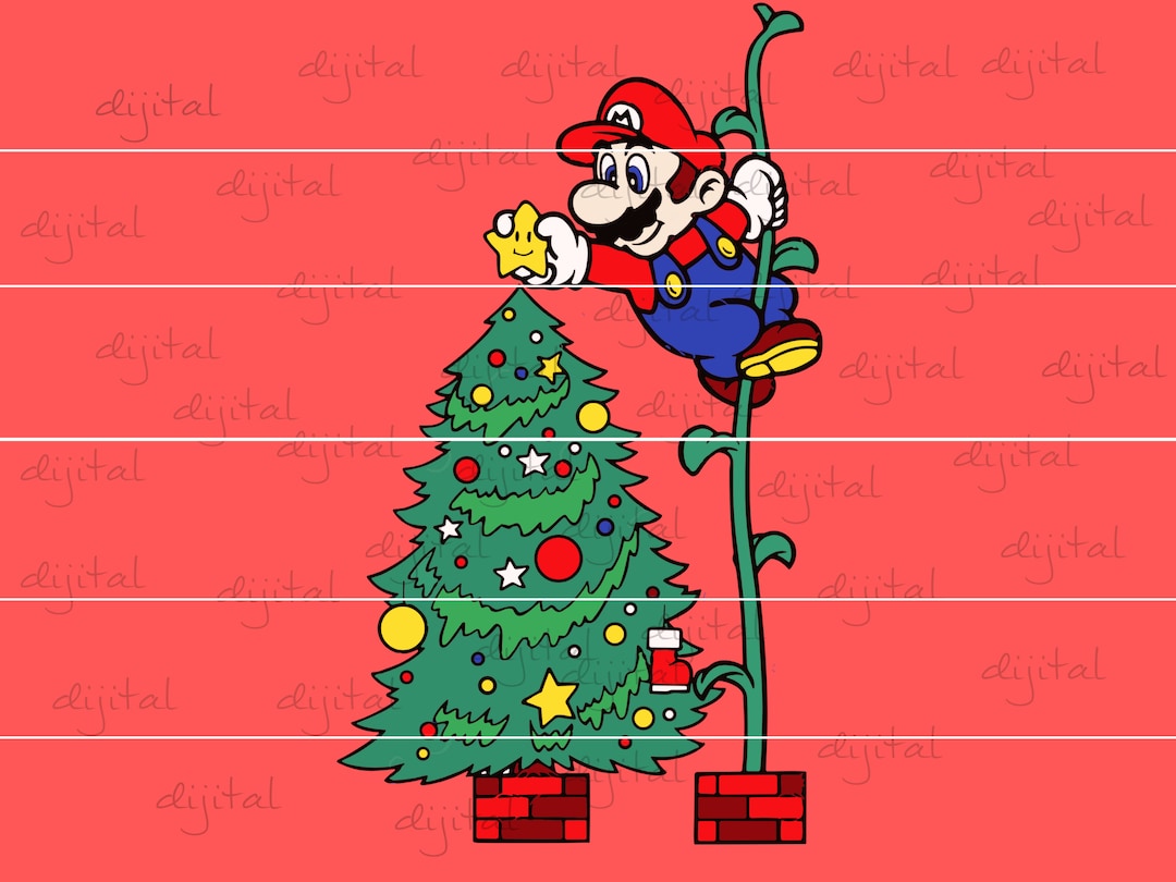 Super Mario Christmas Tree Png,super Mario Santa,chrtistmas Png , Mario ...