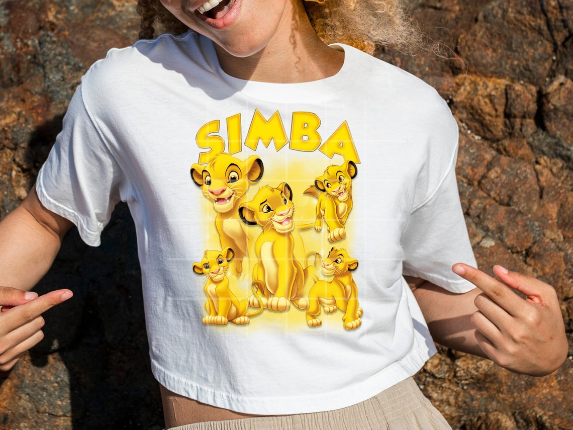Retro Simba Png, Family Vacation Png, Retro the Lion King, Magical ...