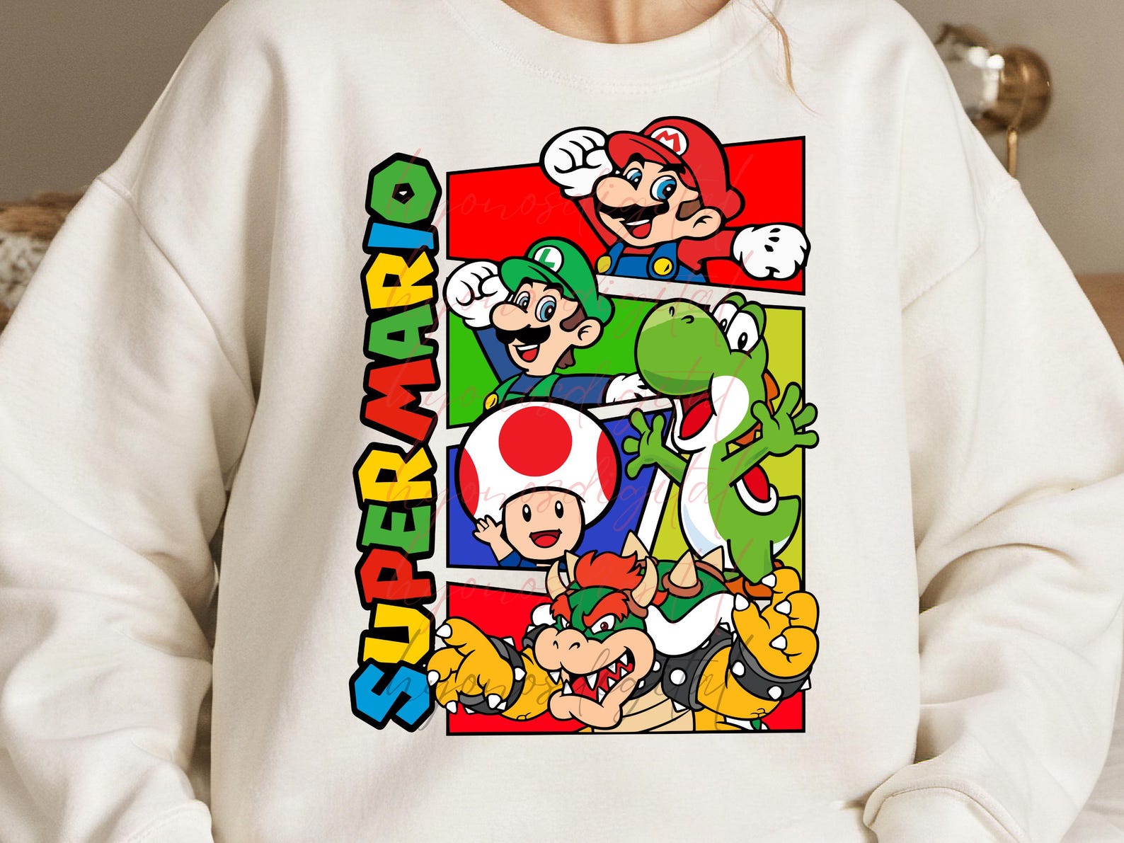 Super Mario Collage, Mario Allstars PNG SVG Clipart (digital Download ...