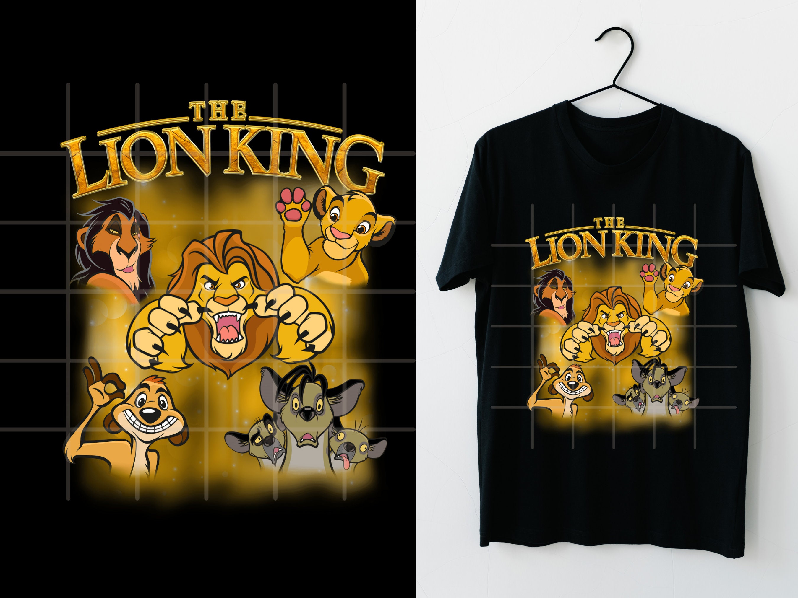 Retrothe Lion King Png, Family Vacation Png, Retro Simba Png, Magical ...