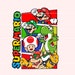 Super Mario Collage, Mario Allstars PNG SVG Clipart (digital Download ...