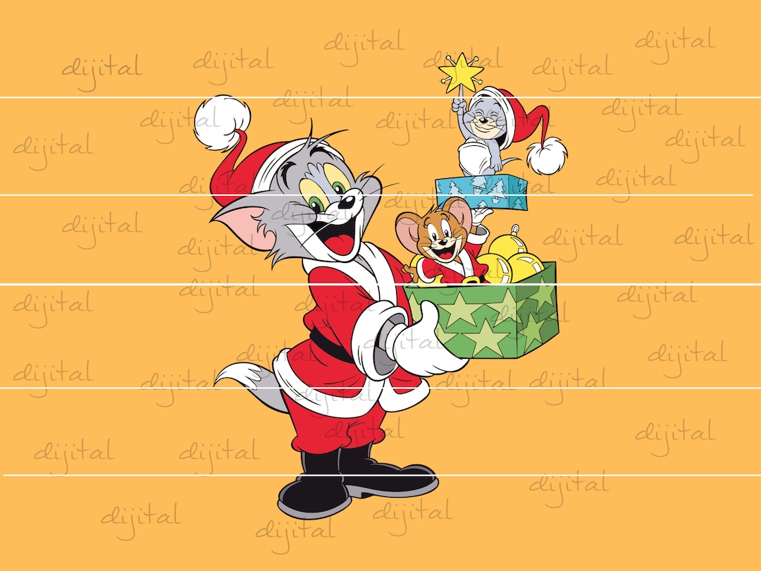 Tom and Jerry Christmas Png ,design PNG, Tom Jerry PNG Christmas ...
