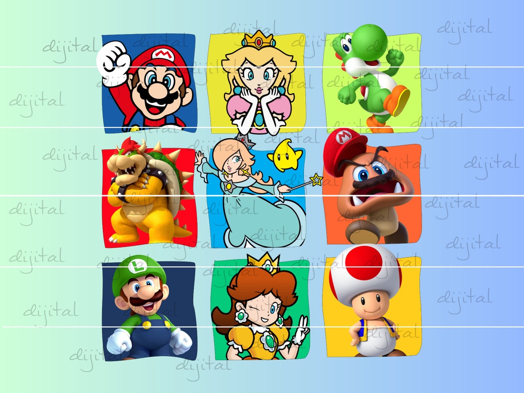 Super Mario Characters Png,super Mario Characters Png Clipart,super ...