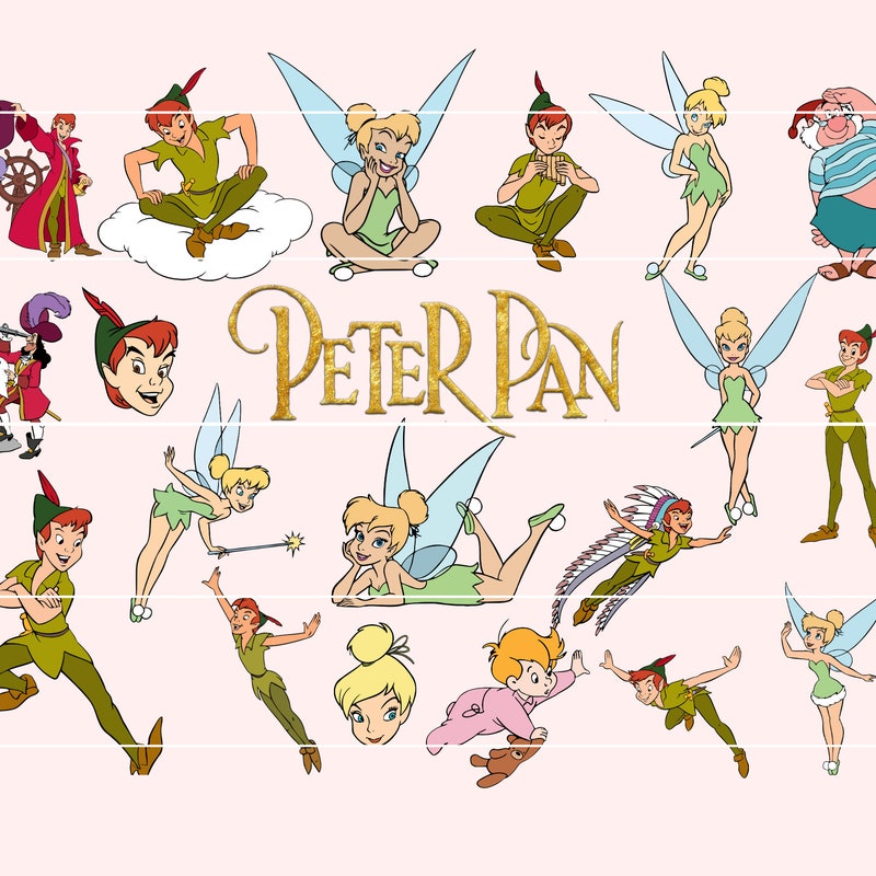 Peter Pan Svg - Etsy