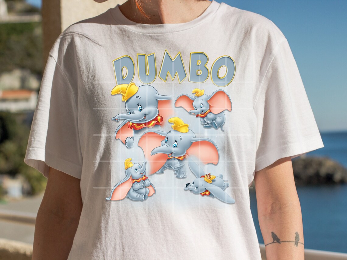 Retro Dumbo Flying Elephant Png, Dumbo Png, Dumbo Clipart, Family ...