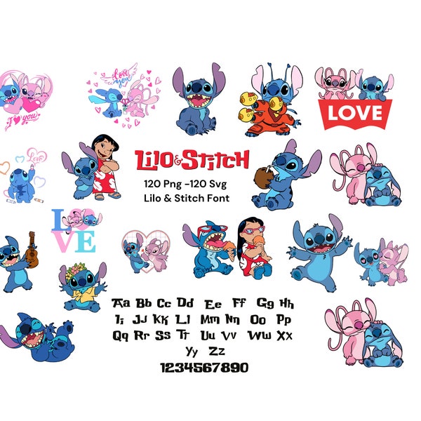 Stitch Angel Graduation Svg - Etsy