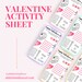 Christian Valentine's Day Activity Sheet for Kids, Scripture Valentine ...