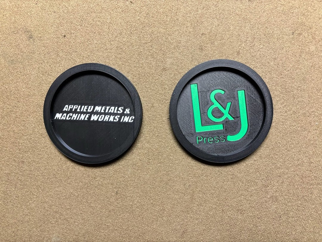 Custom Logo/design Plastic Coasters - Etsy