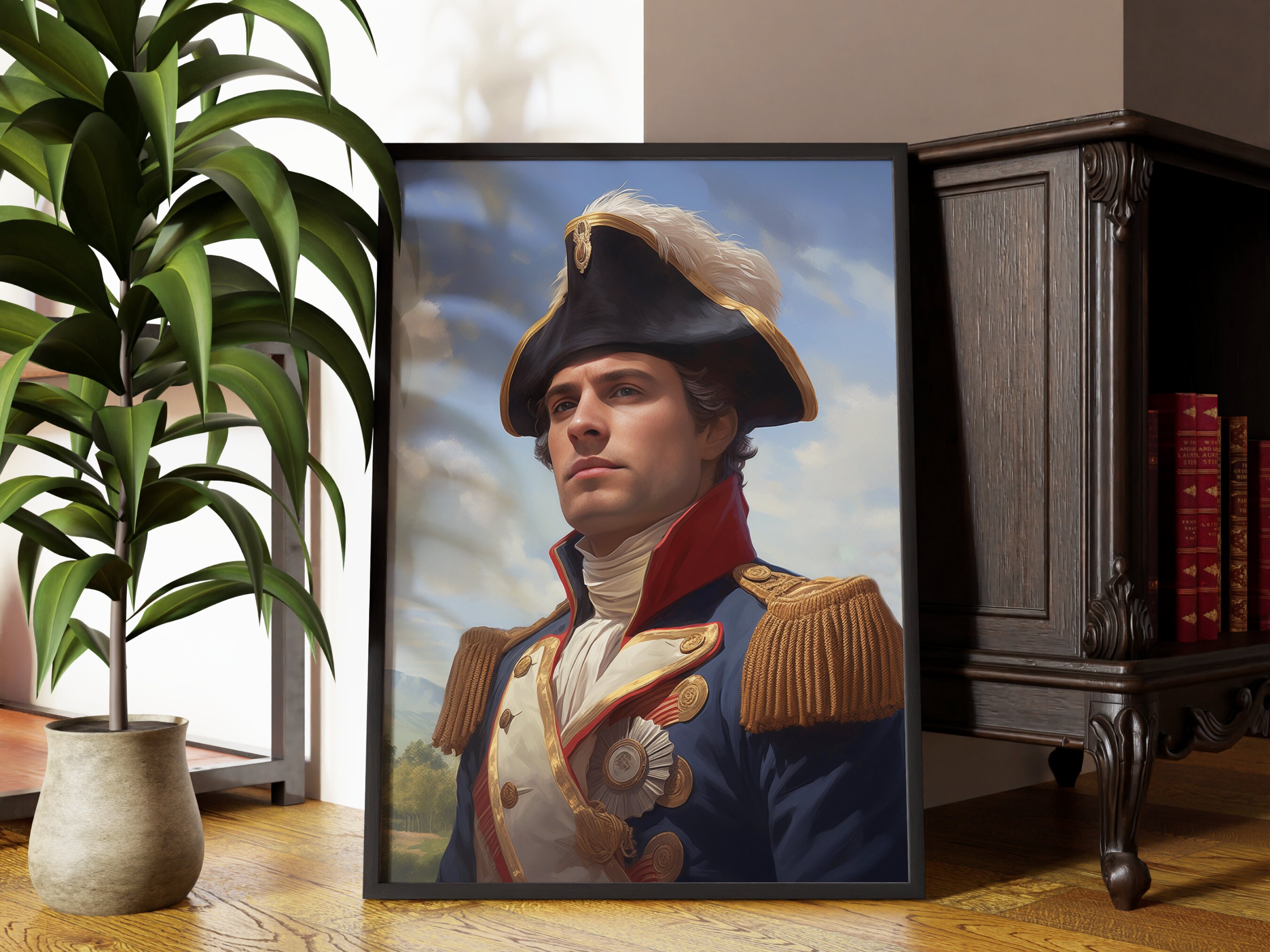 Custom Napoleon Bonaparte Portrait Warrior Historical Portrait - Etsy