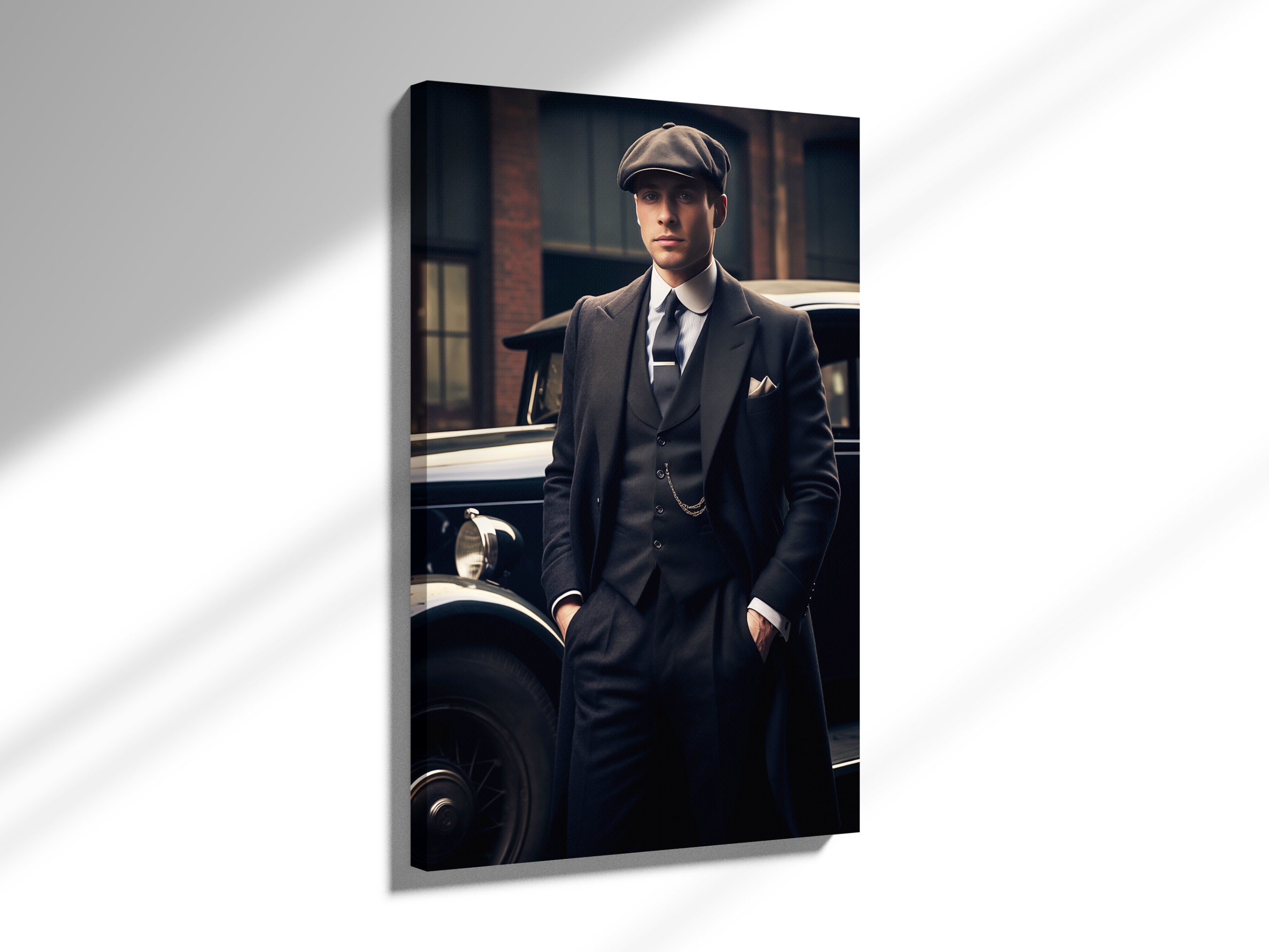 Custom Gangster Portrait From Photo Birthday Present for Husband ...