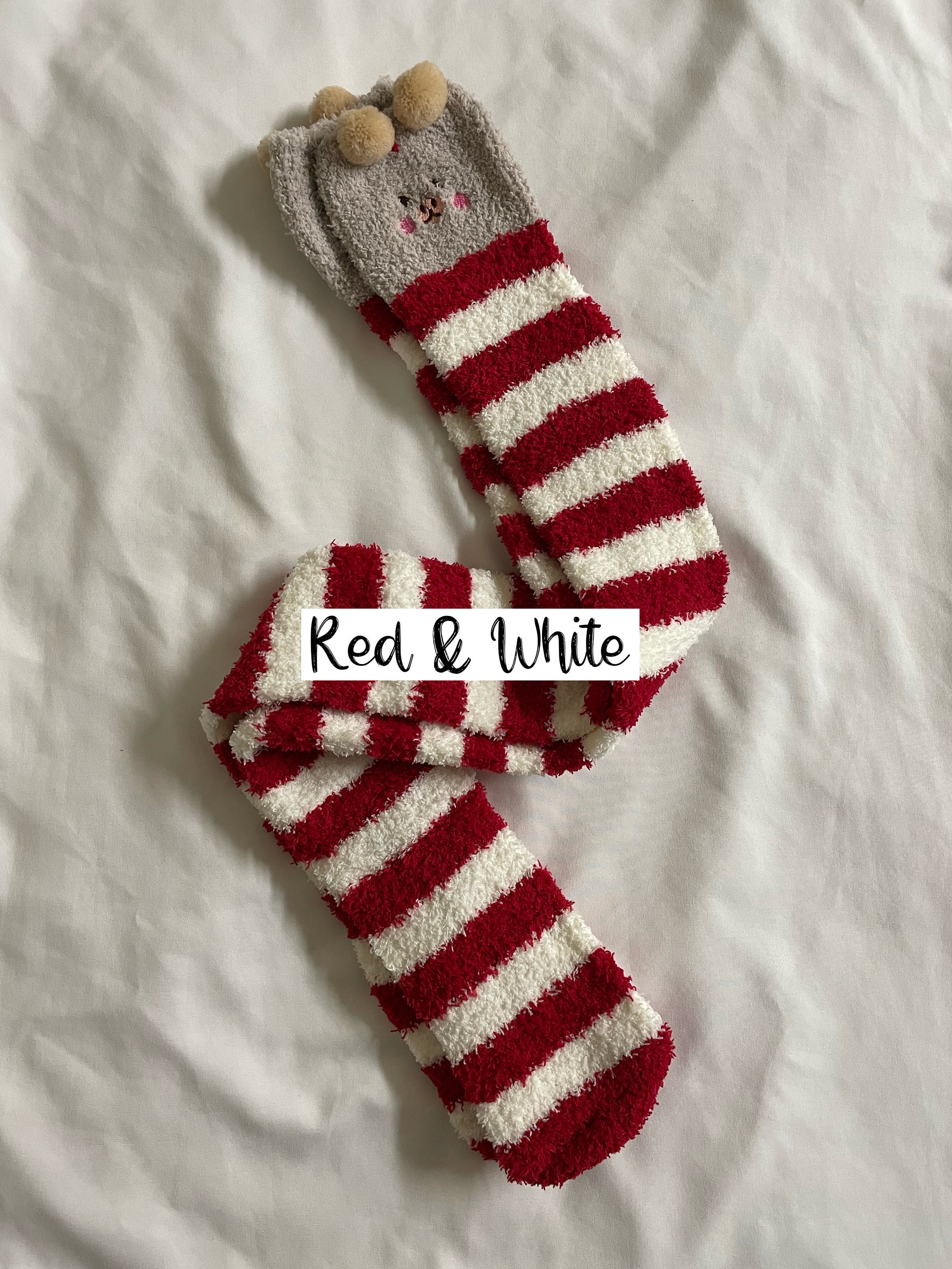 Super Long, Warm, Fuzzy, Cozy Macron Socks! the Soft, Fuzzy Socks Add ...