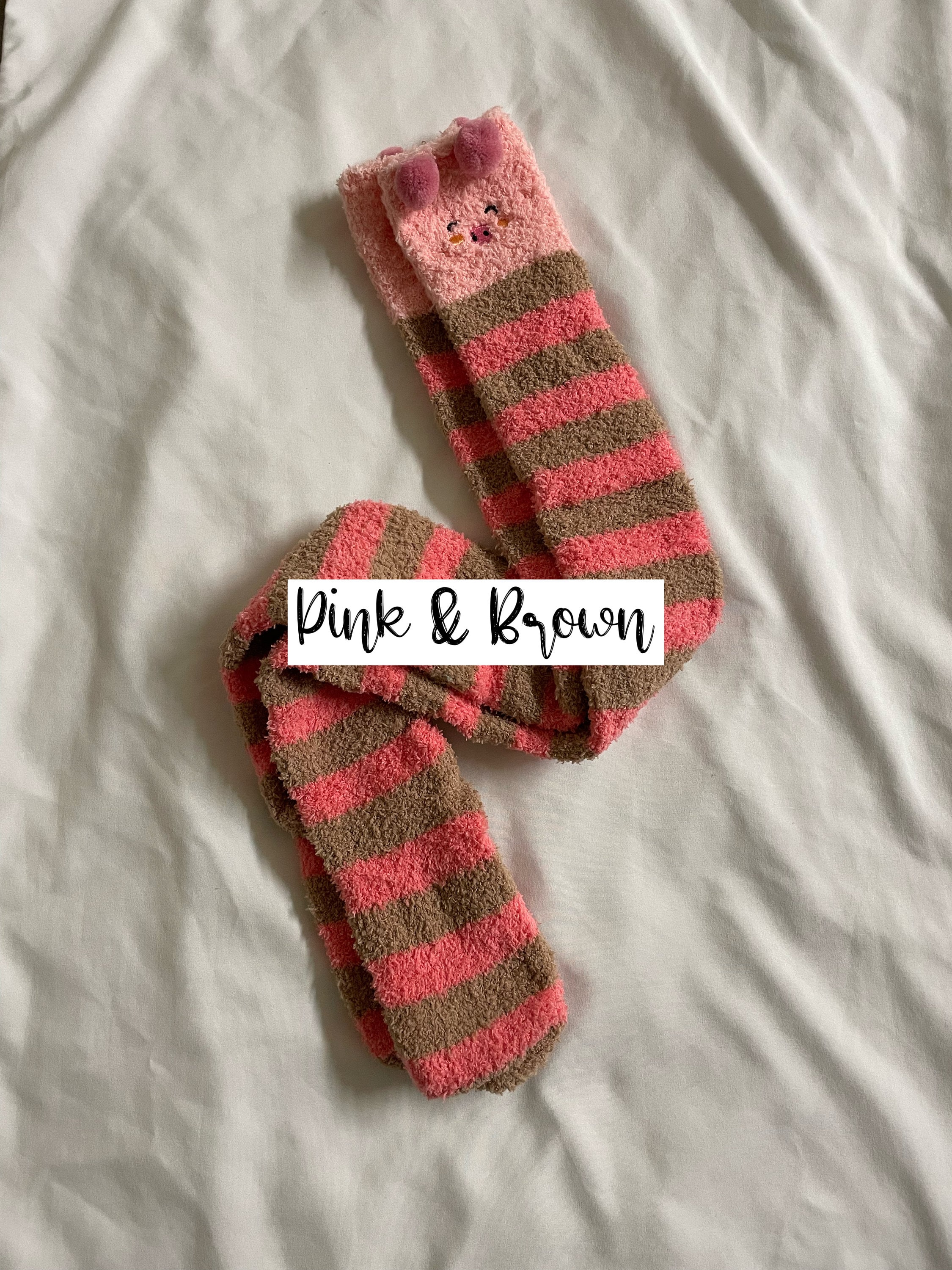 Super Long, Warm, Fuzzy, Cozy Macron Socks! the Soft, Fuzzy Socks Add ...