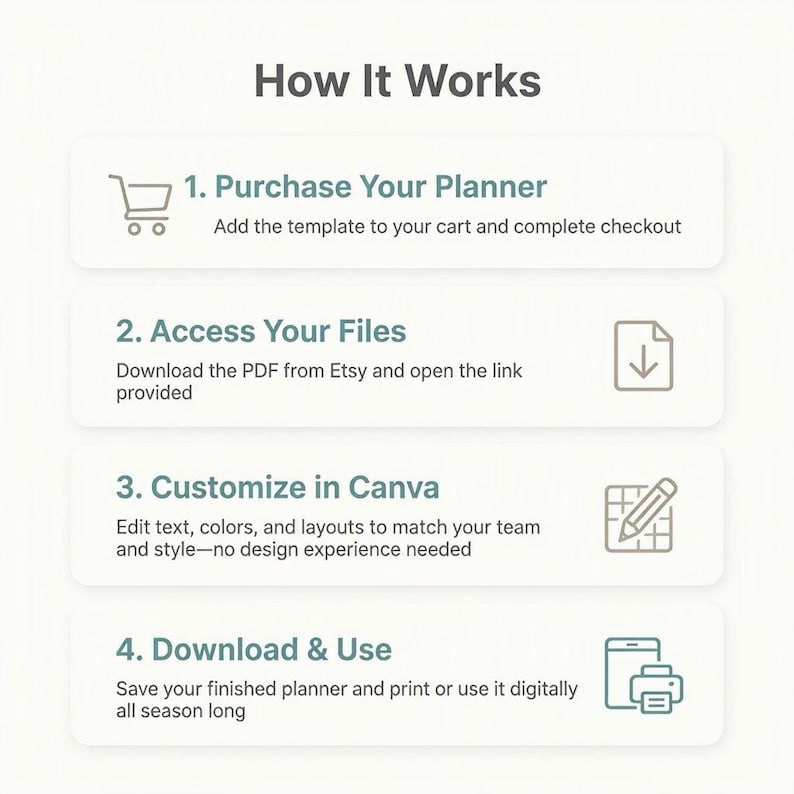 Team Mom Planner Canva Template | Editable Sports Team Parent Binder ...