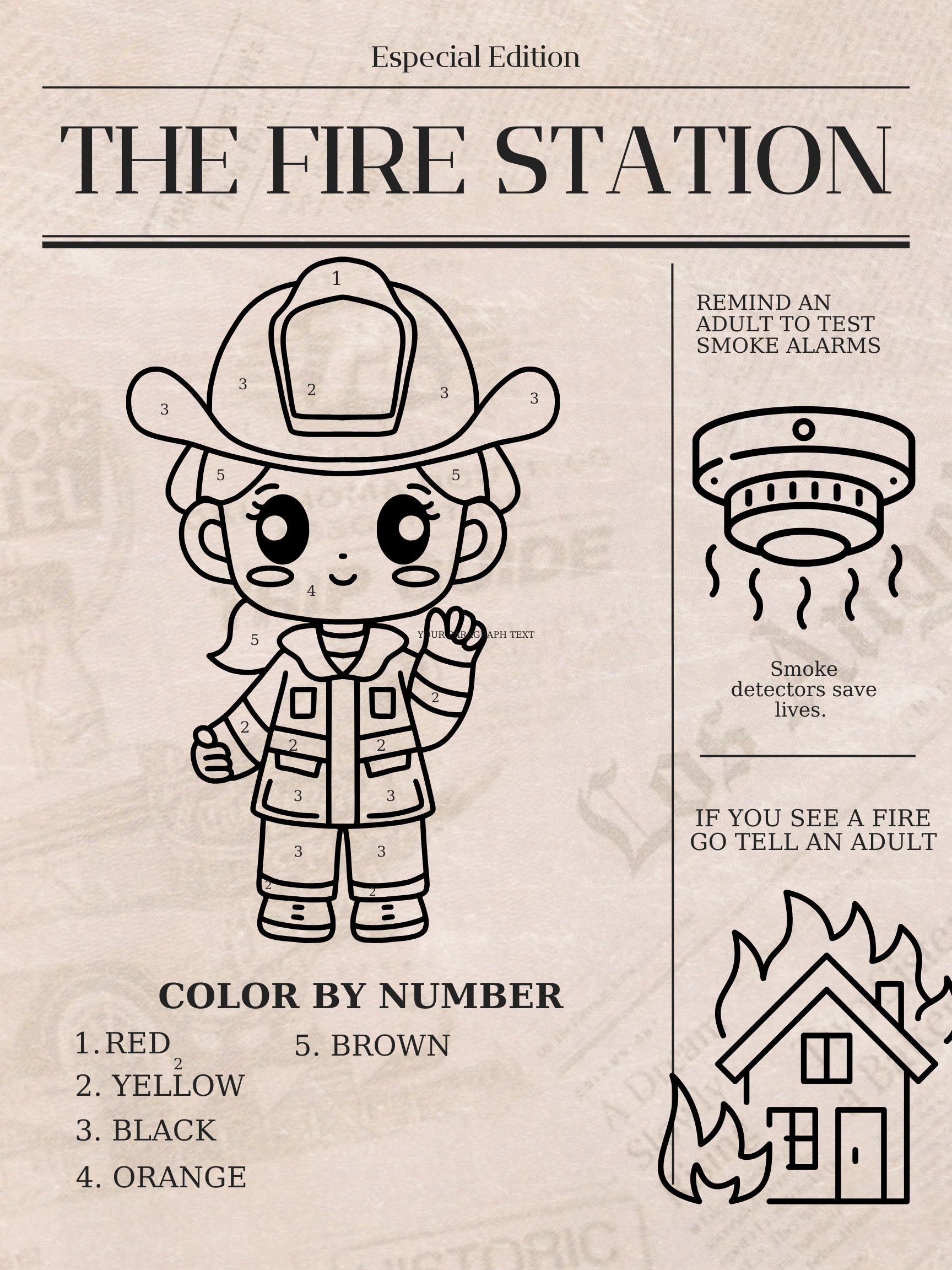 The Fire Station News Letter - Etsy