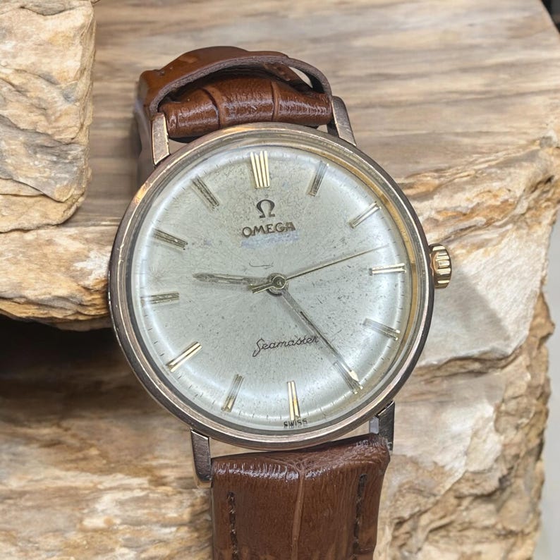 Omega Seamaster Manual Wind Gents Vintage Watch - Etsy