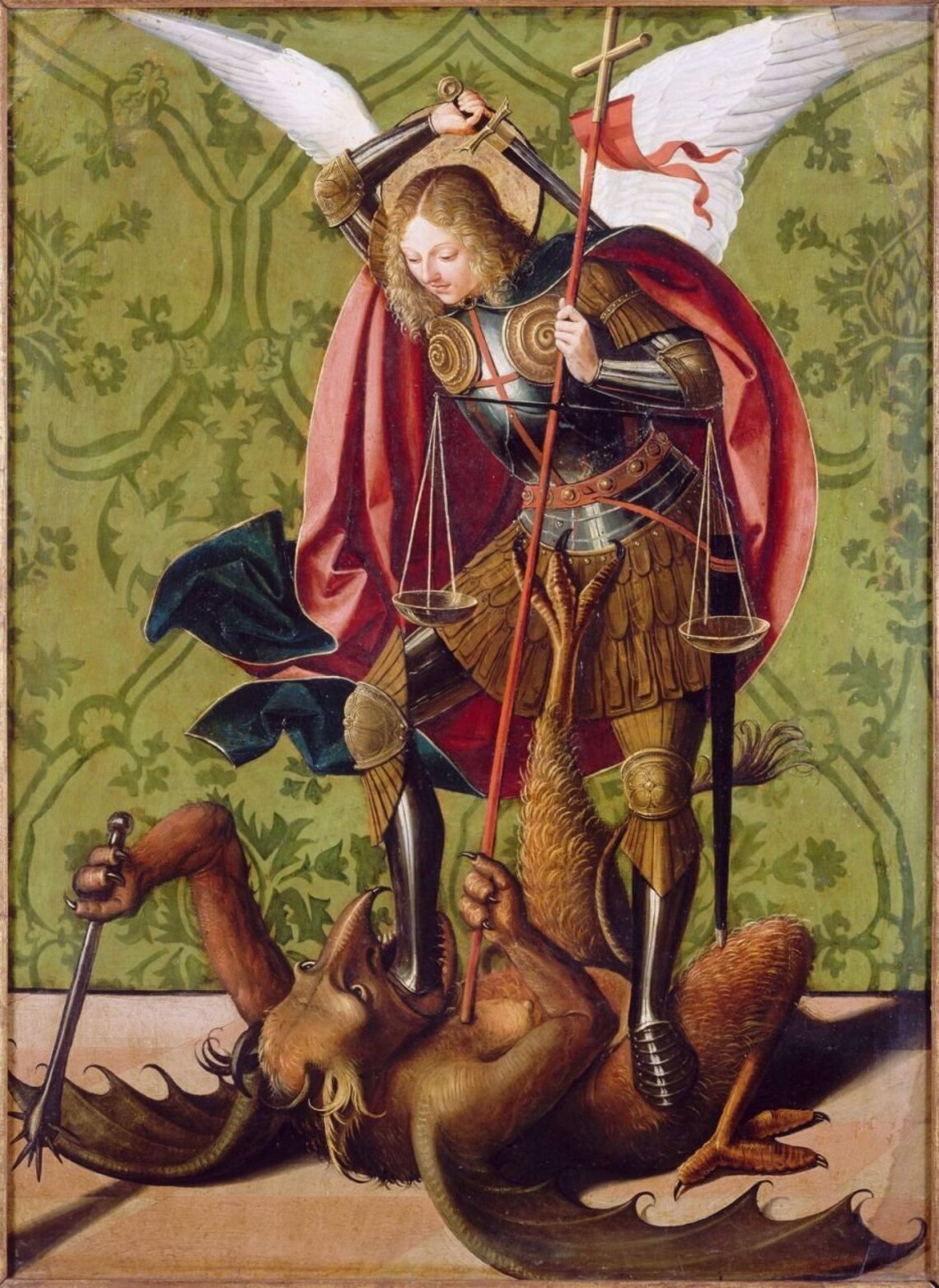 St. Michael Medieval Print I, Medieval Art, Home Decor, Mythology ...