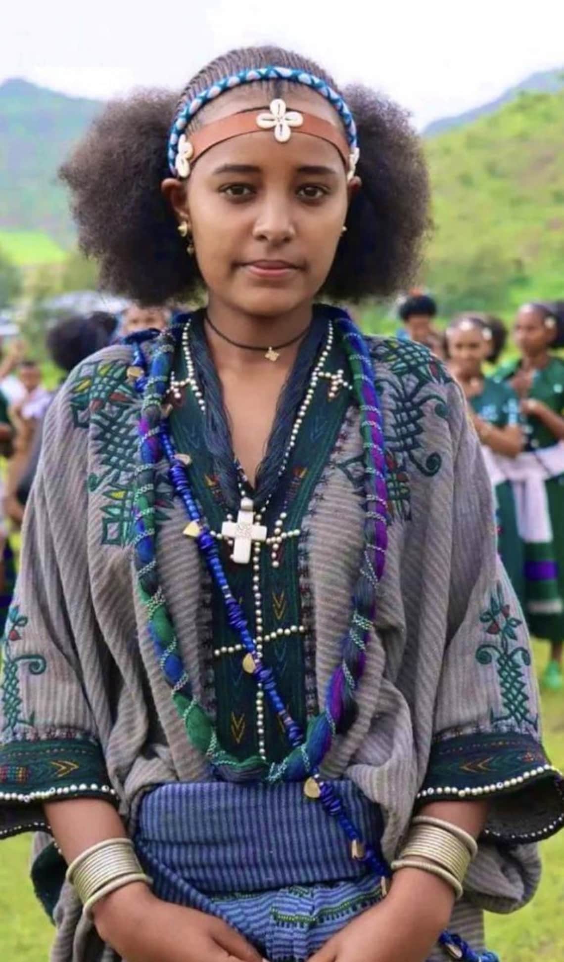 Ethiopian Authentic Traditional Melgom Dress From Sekota,wollo - Etsy