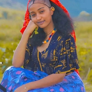 Ethiopian Beaded Necklace Wollo/raya - Etsy