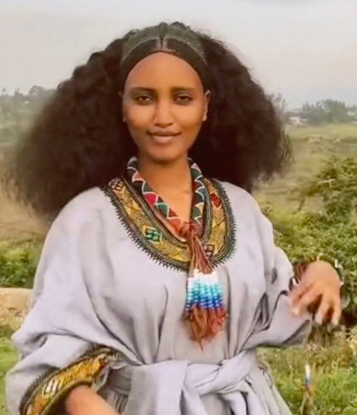 Ethiopian Raya Traditional Necklace and Bracelet Set - Etsy