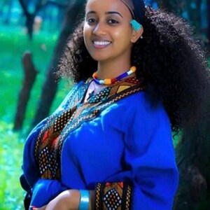 Ethiopian Beaded Necklace Wollo/raya - Etsy