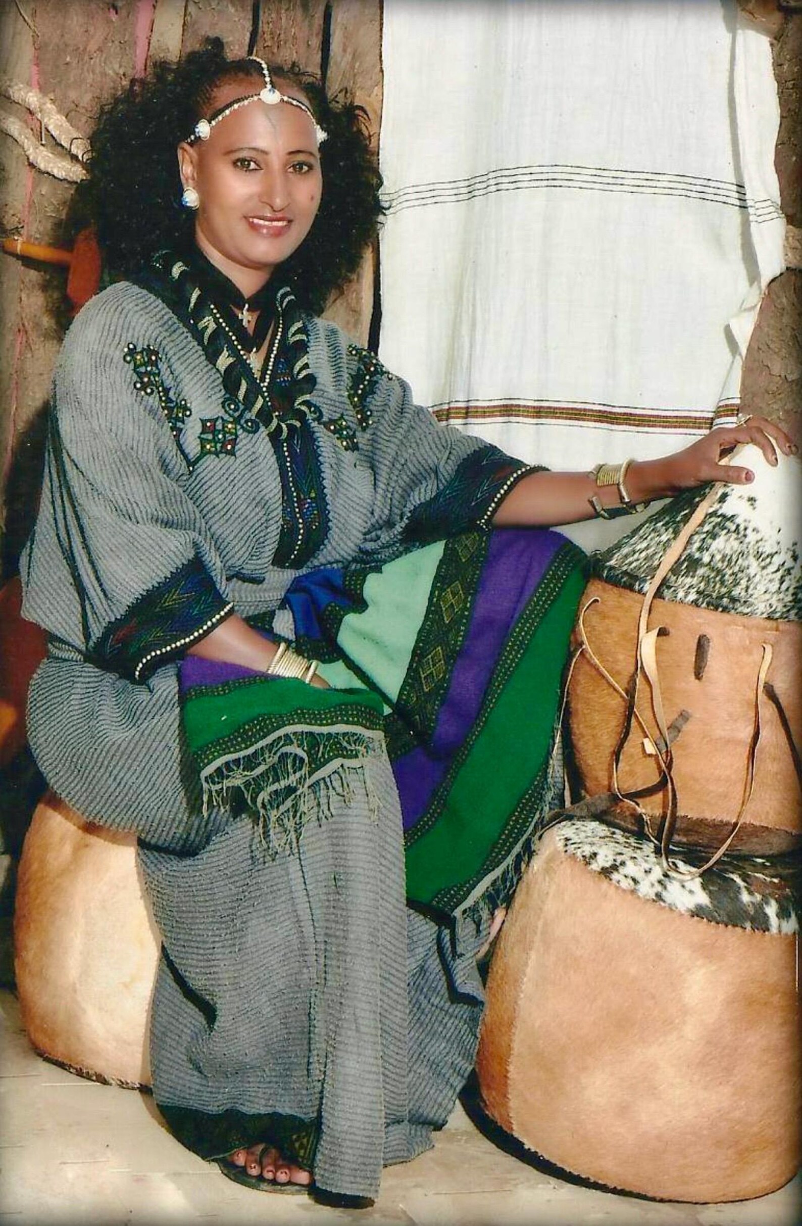 Ethiopian Authentic Traditional Melgom Dress From Sekota,wollo - Etsy