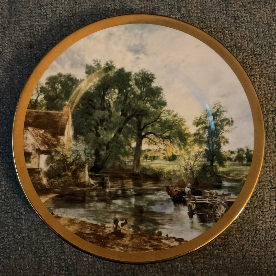 Vintage John Constable "hay Wain-1821" Collector's Plate - Etsy