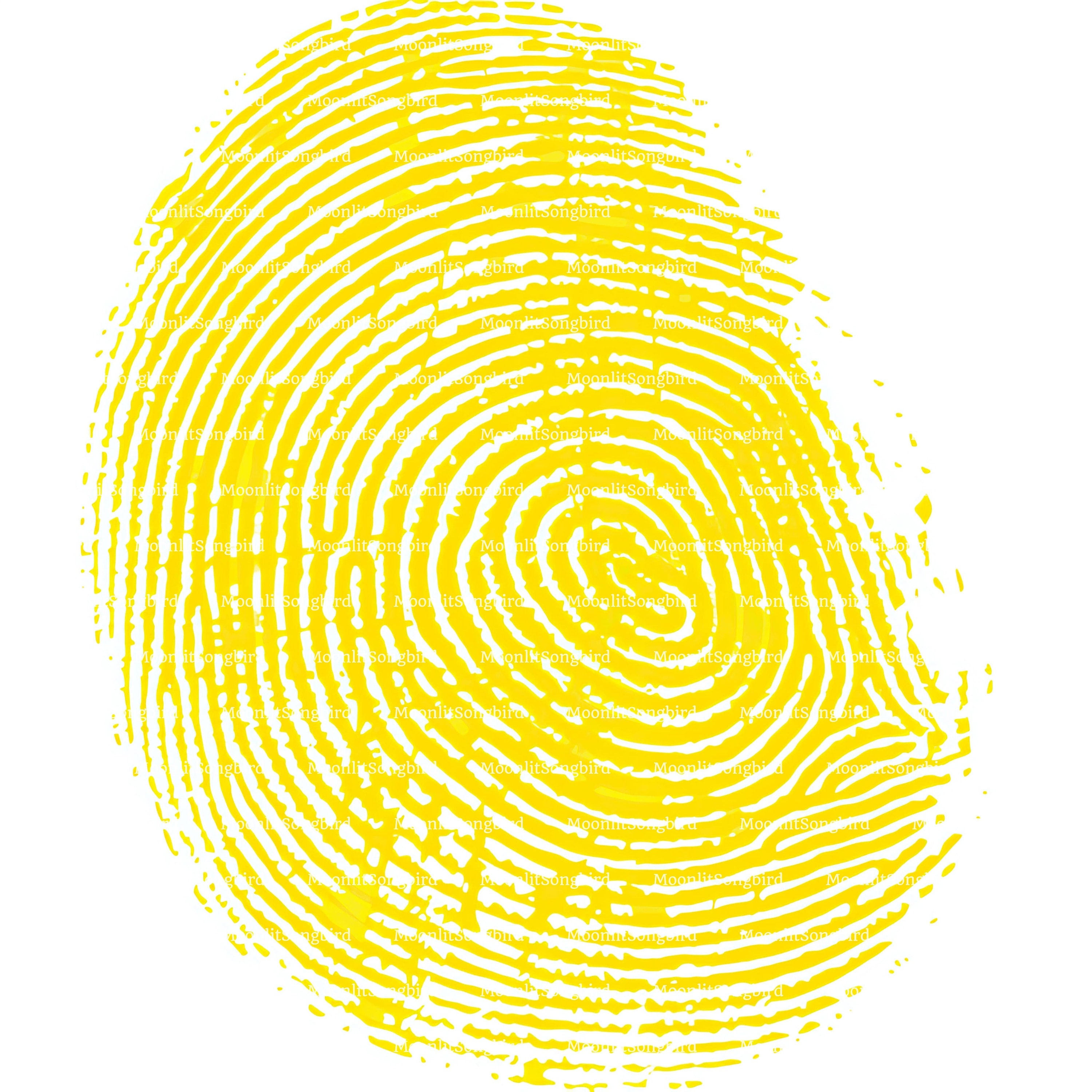 9 Color Fingerprint Clipart, Digital Download, Printable Watercolor ...