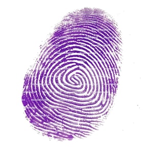 9 Color Fingerprint Clipart, Digital Download, Printable Watercolor ...