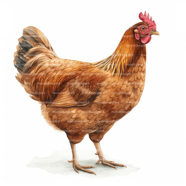 Hen Art Drawing - Etsy UK