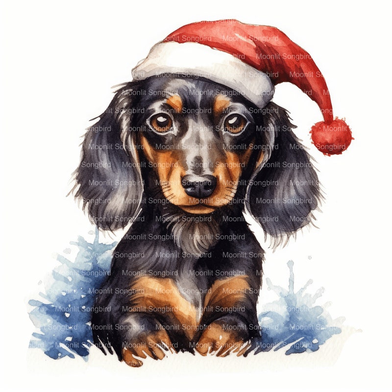 Christmas Dachshund - Etsy