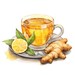 10 Ginger Tea Clipart, Digital Download, Printable Tea Watercolor ...