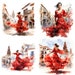 12 Spanish Flamenco Dancer in Andalusia Clipart, Digital Download ...